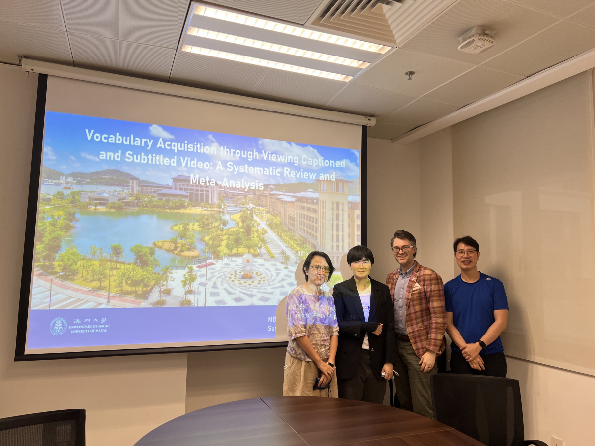 MPhil Thesis Defense (Yanwen Cui, Wendy) – Applied Linguistics ...